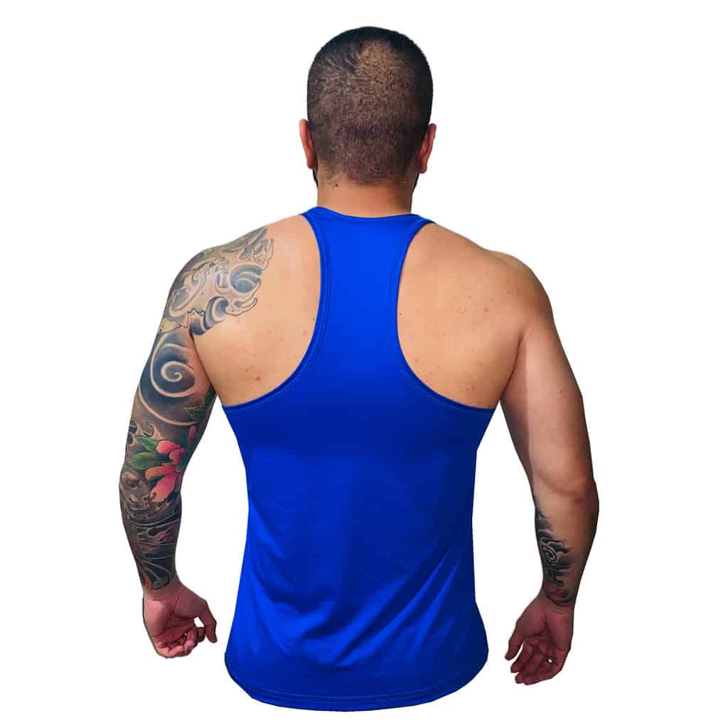 Camisilla Gym Hombre Azul Medio Original Ripple Ripple Tienda Oficial
